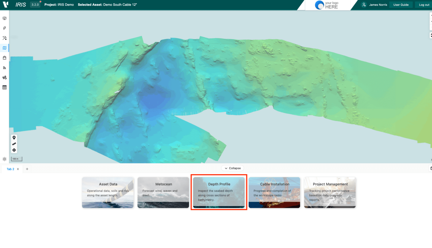 Depth Profile Dashboard | IRIS Userguide v3.2.1